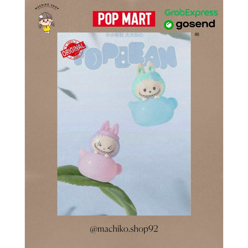 Jual ( Ready Stock ) Popbean The Monster Labubu Morning Tea pink blue ...