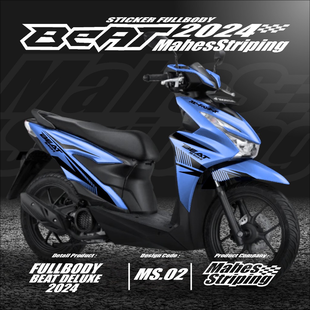 Jual Decal Stiker Full body New Beat Fi 2024 Smart Key Terbaru MS.02 ...