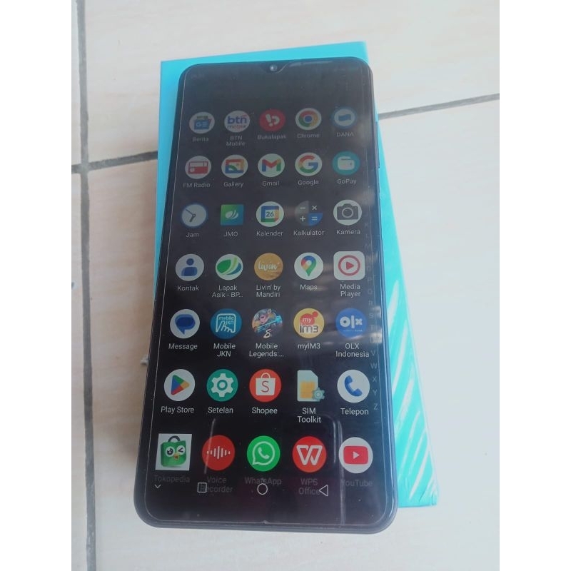 Jual handphone zte blade a72 ram 3 plus extended 2 /64 seken rasa baru ...