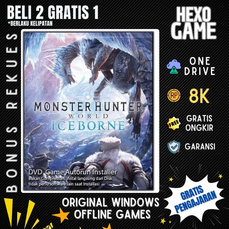 Jual Monster Hunter: World Iceborne - PC Game Adv - LINK DOWNLOAD - GAME LAPTOP - GAME KOMPUTER ...