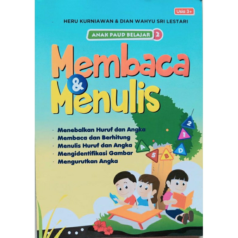 Jual ANAK PAUD BELAJAR MEMBACA & MENULIS / MENEBALKAN HURUF & ANGKA ...