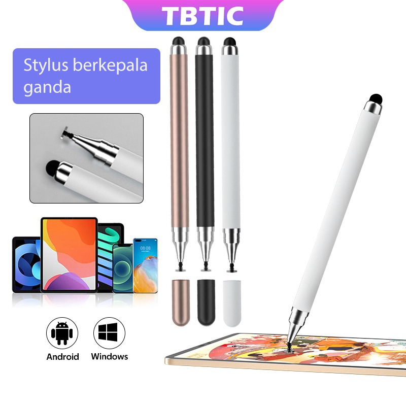 Jual TBTIC Stylus Pen 2in1 Universal Untuk iPad Android Telepon Tablet ...