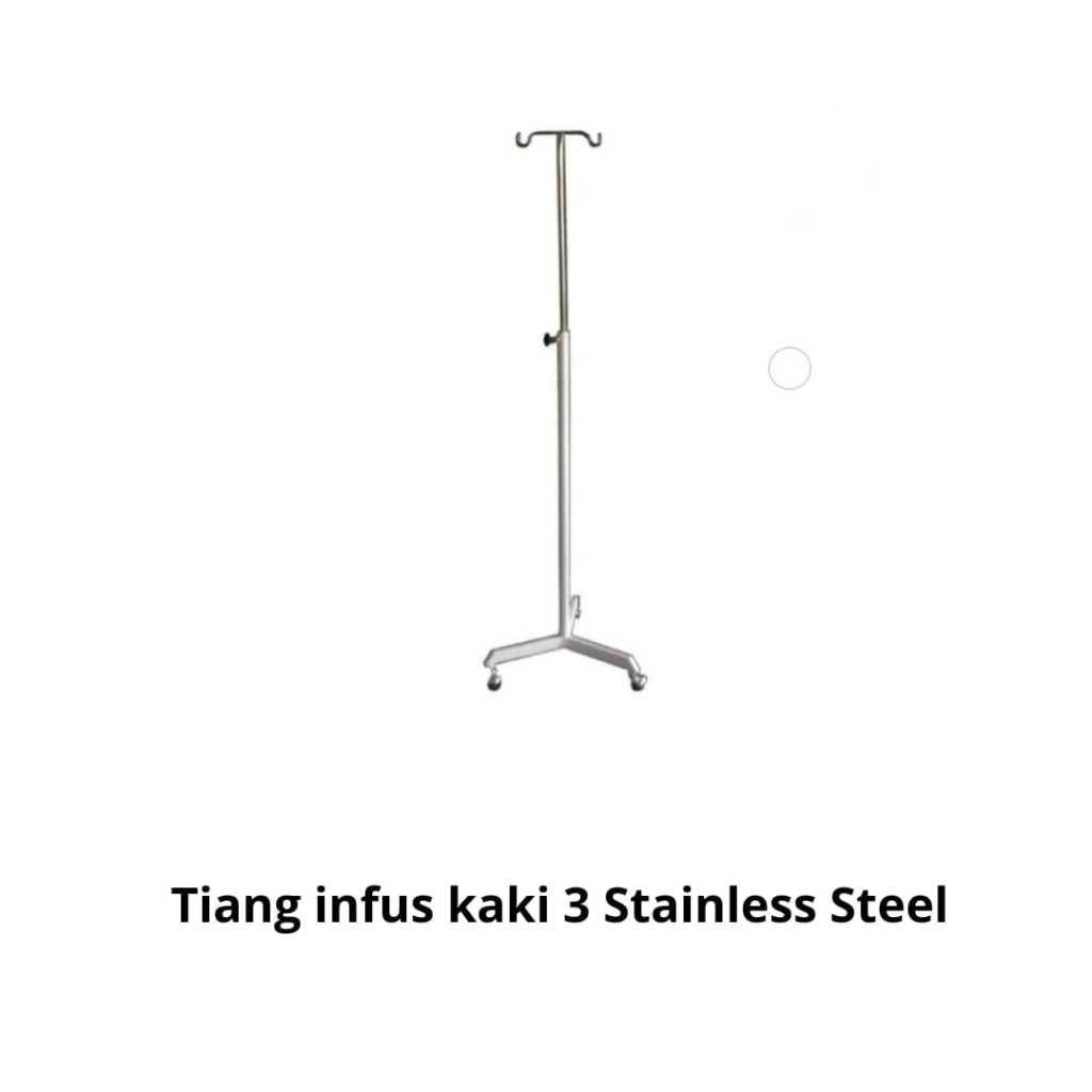 Jual Tiang Infus Kaki 3 Stainless Steel | Shopee Indonesia