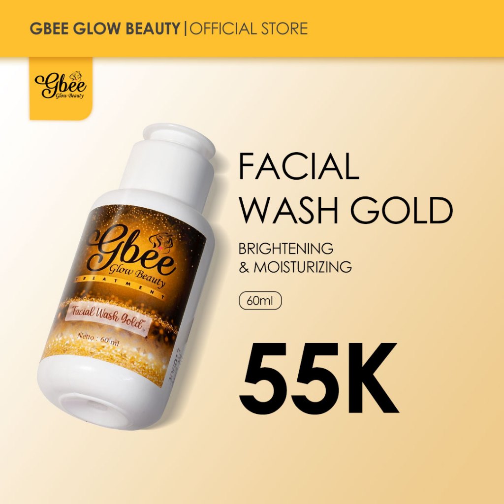 Jual Gbee Glow Beauty Facial Wash Gold 60ml - Sabun Pembersih Wajah ...