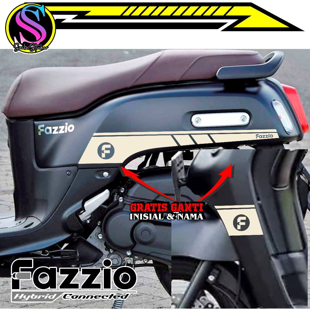 Jual 408(A)/STICKER CUTTING/STIKER LOGO/STIKER LIS FAZZIO/STRIPING ...