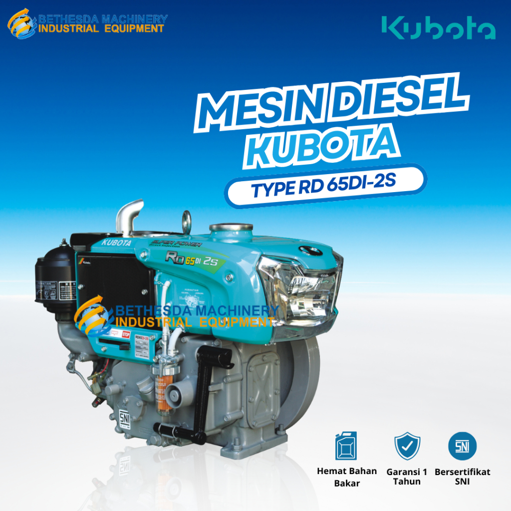 Jual Mesin KUBOTA RD 65 DI-2S Engine Diesel Penggerak 6.5HP / 6,5 PK | Shopee Indonesia