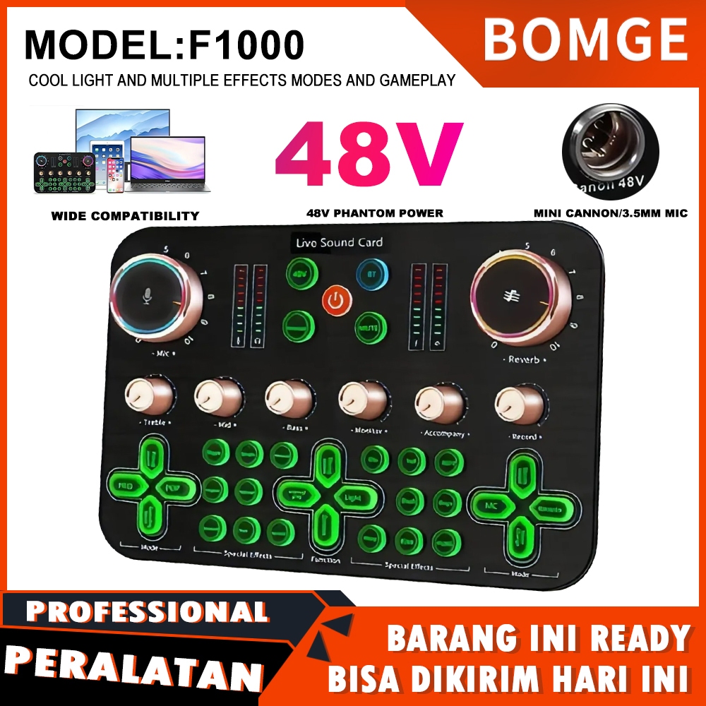 Jual BOMGE Mixer Audio Game, Antarmuka Audio dengan DJ Mixer Efek Suara ...