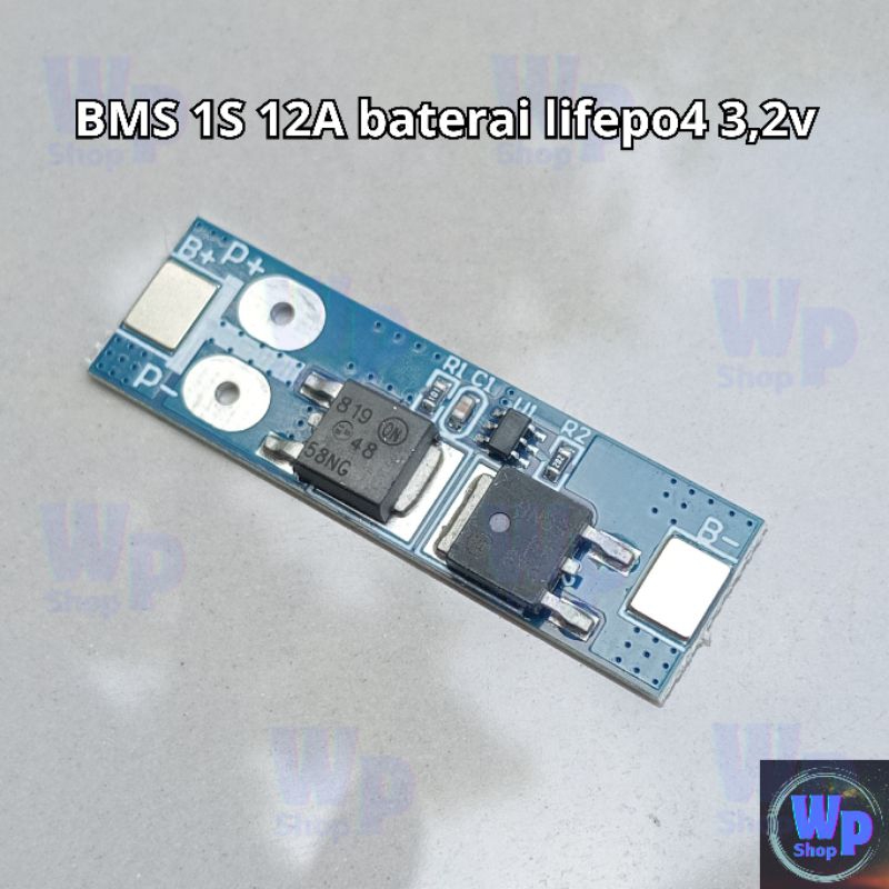 Jual BMS 1S 3,2V 12A lifepo4 baterai protecton board | Shopee Indonesia