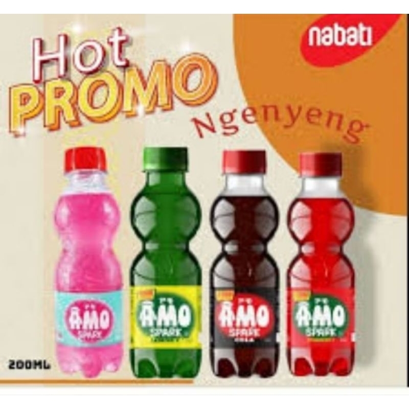 Jual AMO MINUMAN COLA NABATI 200 ml 3pc (MIX) | Shopee Indonesia
