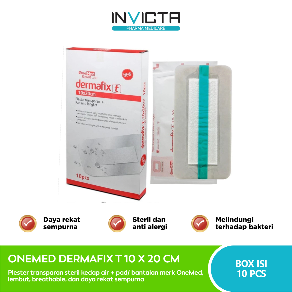 Jual Onemed Dermafix T 10 x 20 cm - Box Isi 10 Pcs | Shopee Indonesia