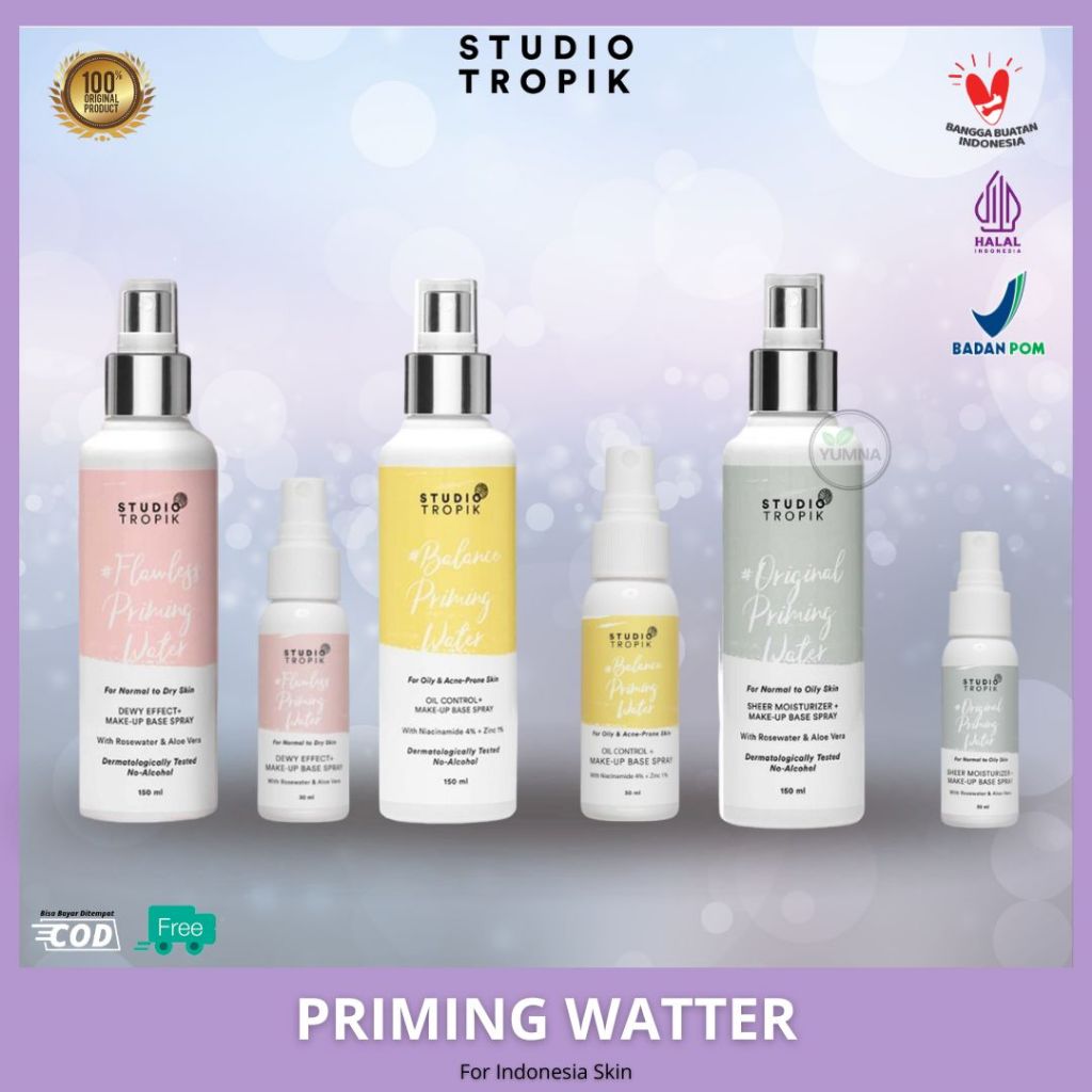 Jual STUDIO TROPIK Priming Water Primer | Flawless | Balance | Original | Shopee Indonesia