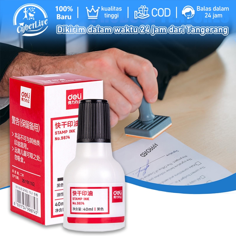 Jual 40ml Tinta Stempel Permanen | Nobu Ink | Tinta Isi Ulang Stempel ...