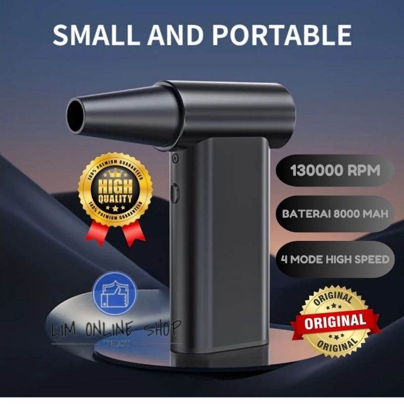 Jual MINI JET TURBO FAN PORTABLE 130000 Rpm Rechargeable Battery ...