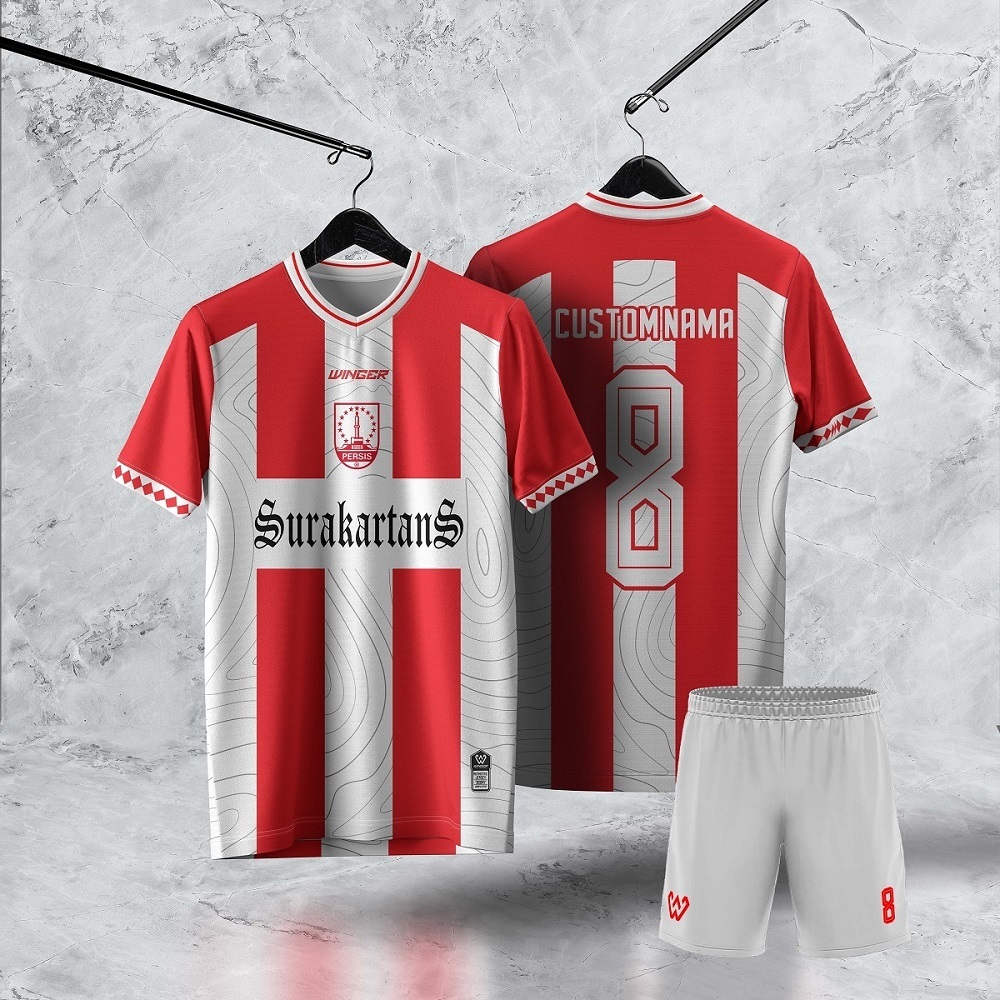 Jual Kaos Jersey Tim Sepak Bola Persis Solo Baju Olahraga Free Name Set ...