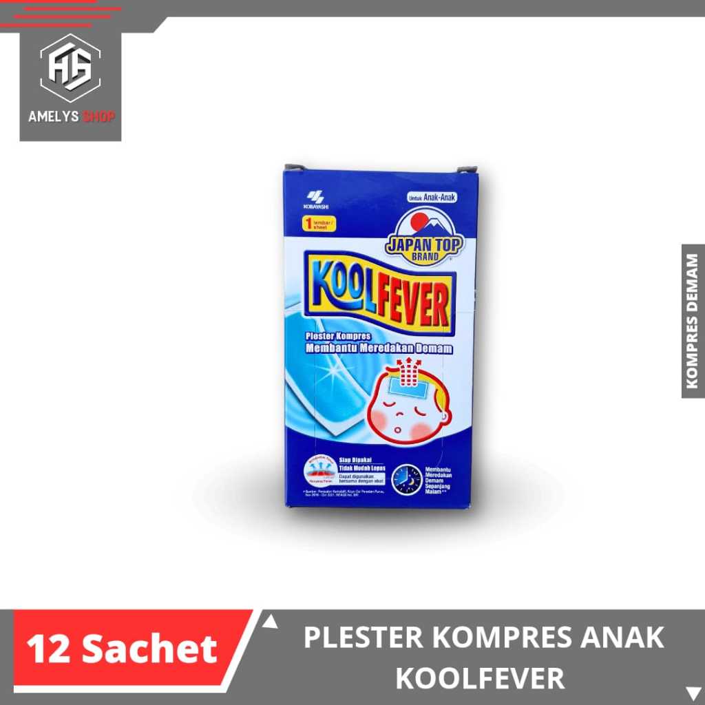 Jual KoolFever Kompres Penurun Panas Box // Dewasa // Anak // Bayi | Shopee Indonesia