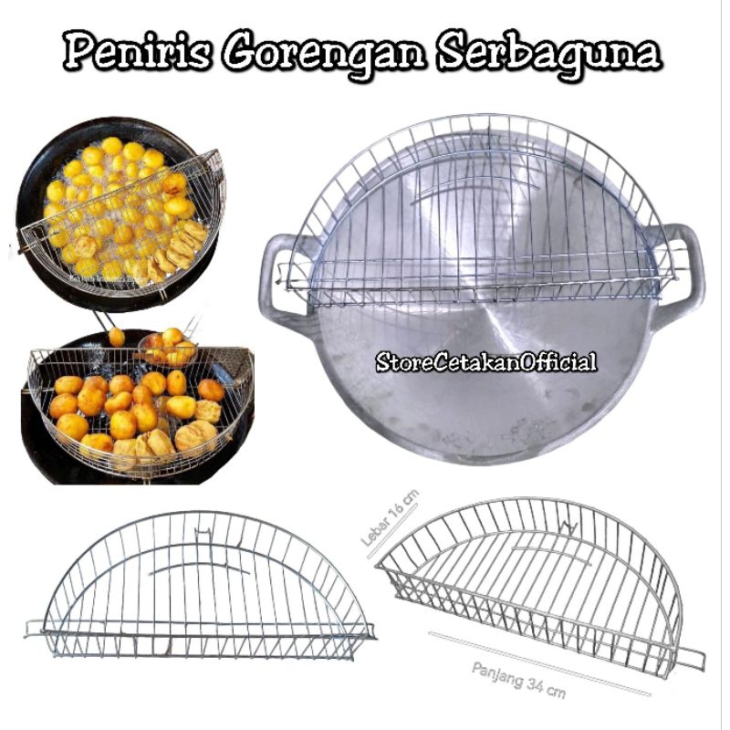 Jual Peniris Minyak Gorengan Wajan Anti Lengket | Shopee Indonesia