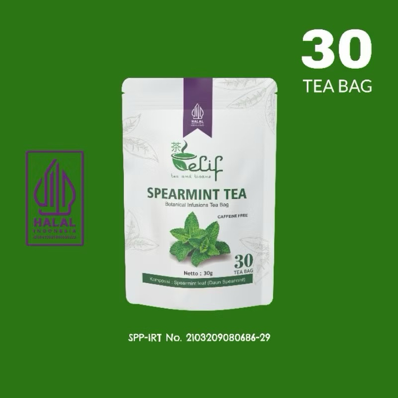 Jual SPEARMINT TEA | Spearmint Tea Untuk Jerawat Hormon PCOS Promil | Teh Spearmint | 30 Tea Bag ...