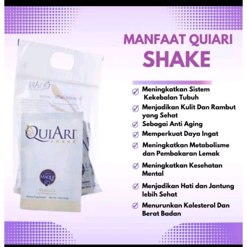 Jual QUIARI SHAKE MURAH COKLAT KEMASAN SAHCET | Shopee Indonesia
