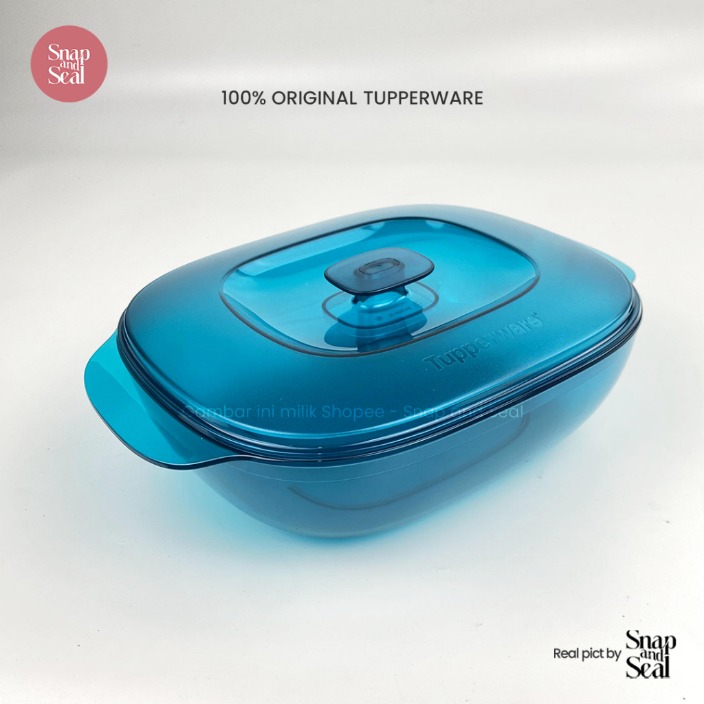 Jual Tupperware Classy Crystalline Saucy Server 1.8 Liter | Shopee ...