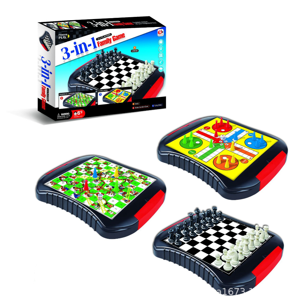 Jual Game Keluarga Mainan Papan Catur Ludo Ular Tangga Board Game ...