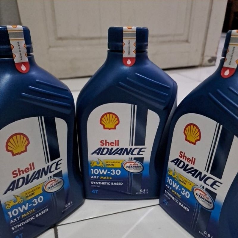 Jual Oli shell advance AX7 Matic 10W-30 0.8L | Shopee Indonesia