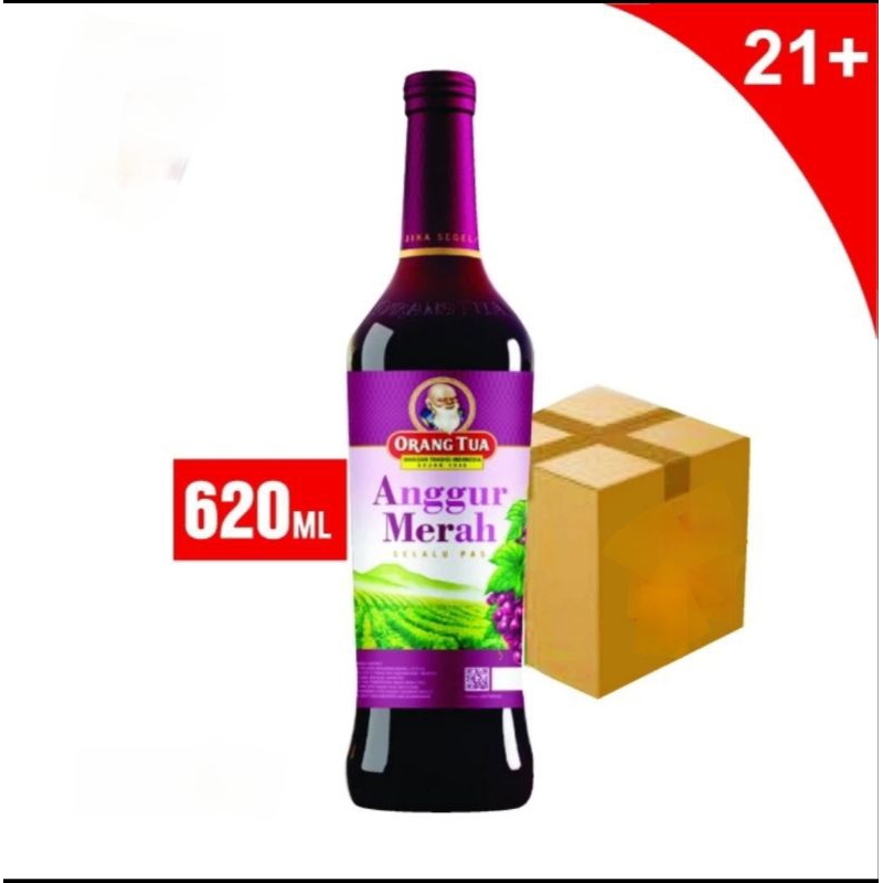 Jual 1 Krat Anggur Merah OT isi 16 botol 620ml (Sudah termasuk Krat ...
