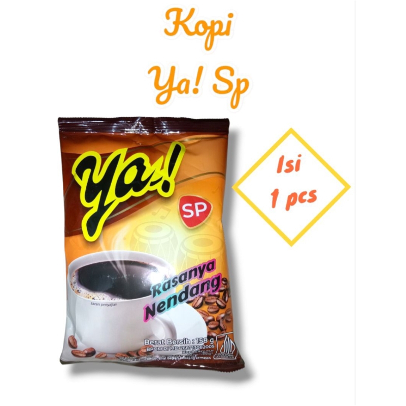 Jual Kopi YA SP kemasan 150 gr [ harga 1 pcs ] | Shopee Indonesia