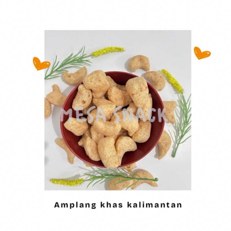 Jual Amplang Khas Kalimantan amplang Ikan Pipih Kuku Macan berat 50gr ...