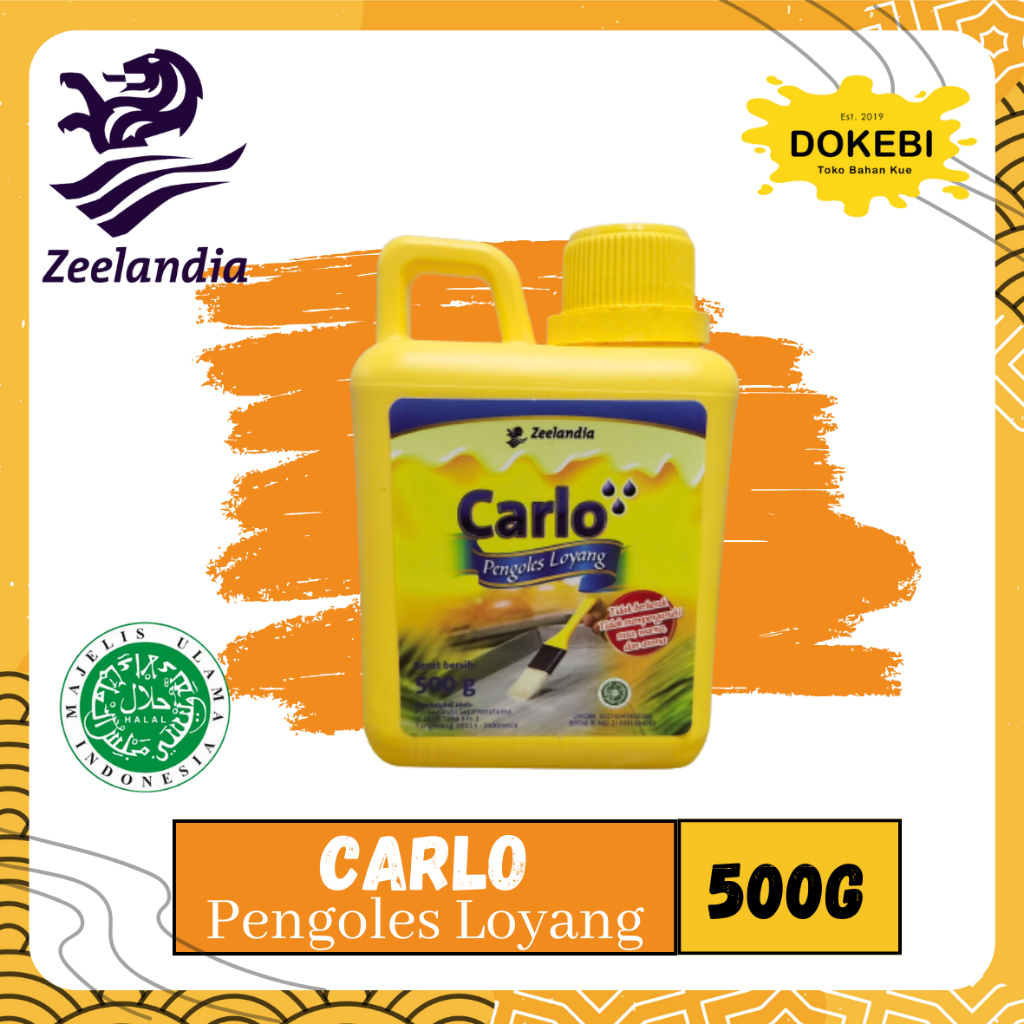 Jual Carlo Pengoles Loyang 500Gr & 100 G/ Carlo Zeelandia / Anti ...