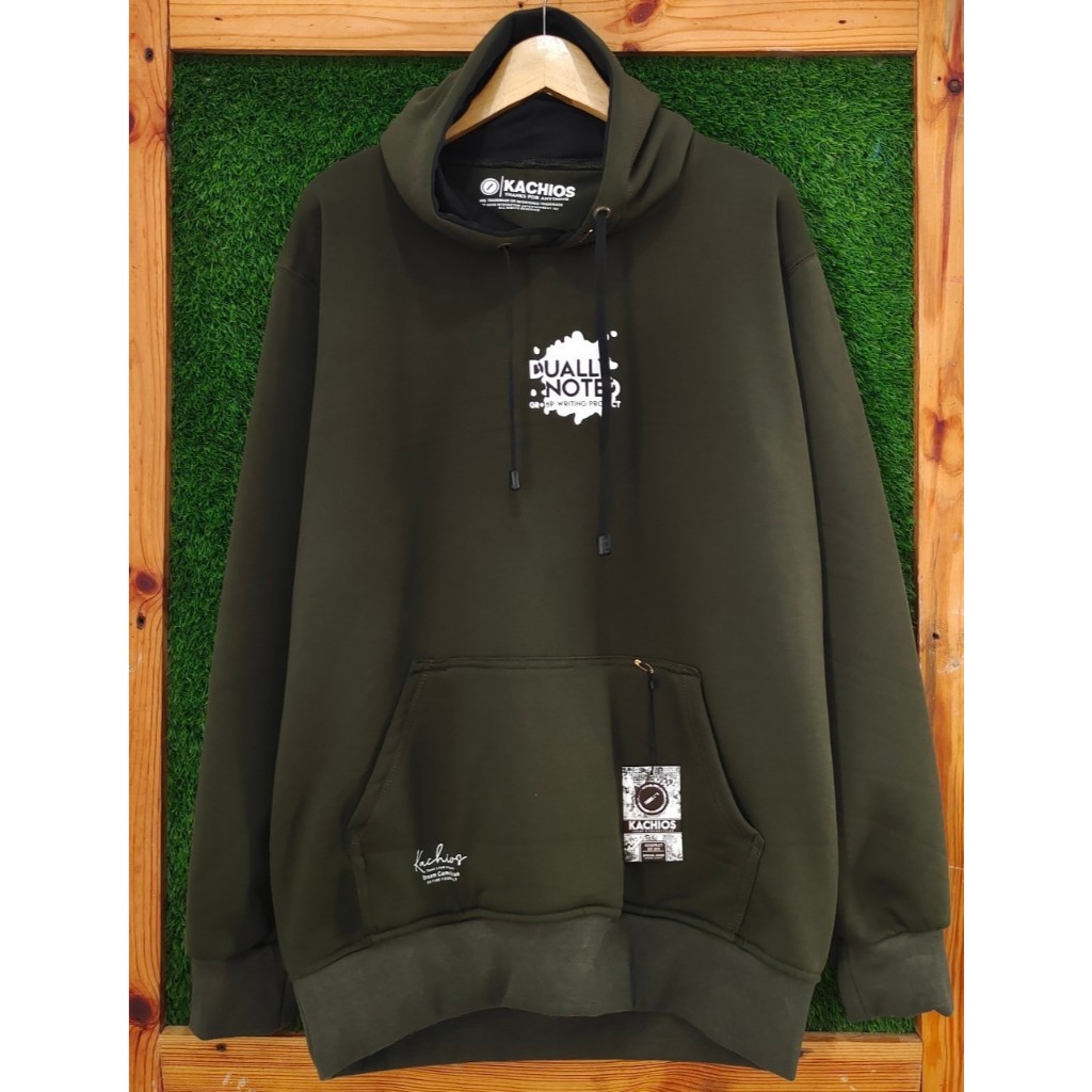 Jual jaket pria keren kekinian warna hijau army dually noted kachios ...