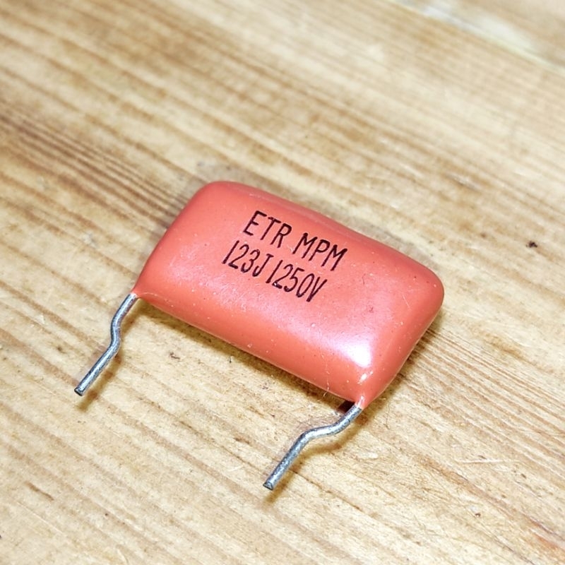Jual KAPASITOR 123J - 1250V Milar Orange 12NF Capacitor 12N ETR 0.012UF ...