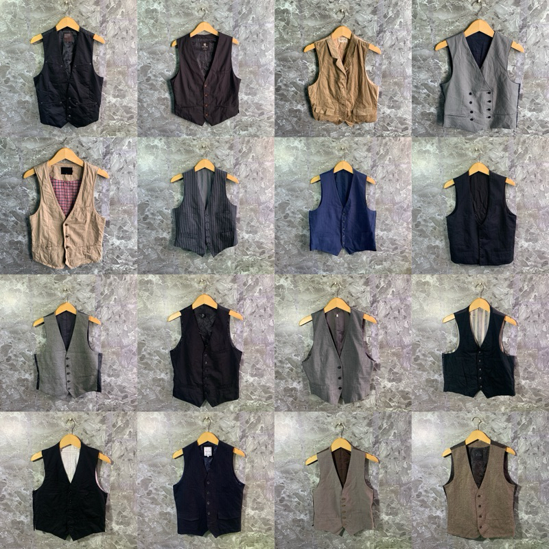 Jual Tailored Vest / Vest Blazer Unisex / Rompi Blazer / vest formal ...