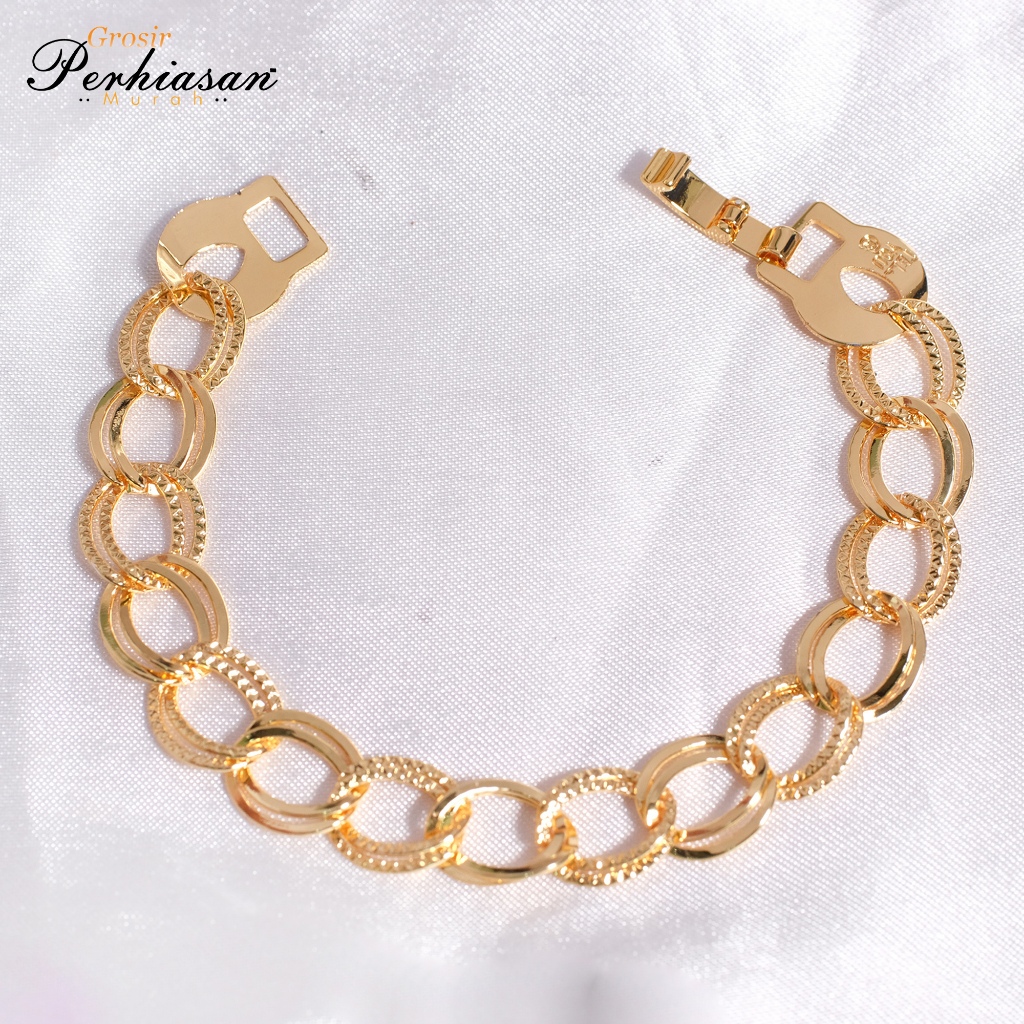 Jual GPM Gelang Xuping Motif Belimbing Perhiasan Wanita | Shopee Indonesia