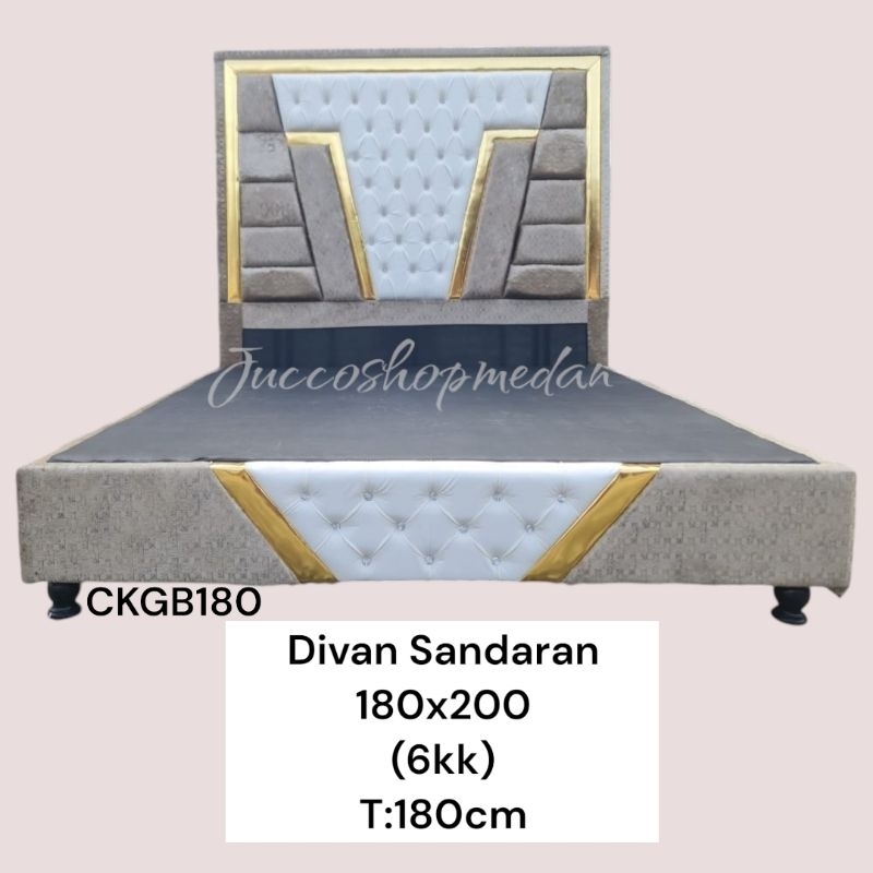 Jual [ Jucco ] Divan Sandaran Springbed 180x200 Tinggi 180cm - Divan ...