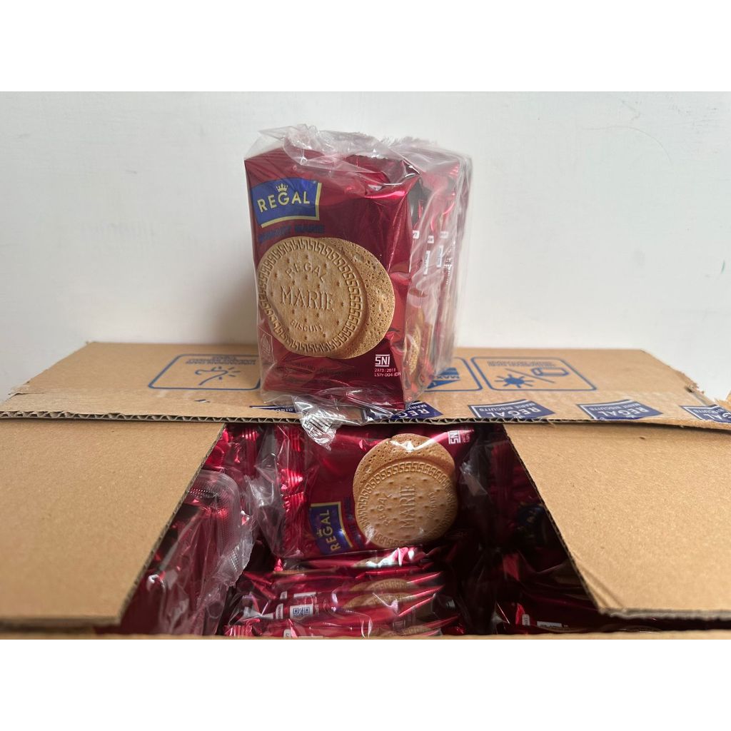 Jual BISKUIT MARIE REGAL RENTENG 1 PACK ISI 10 x 12gr | Shopee Indonesia