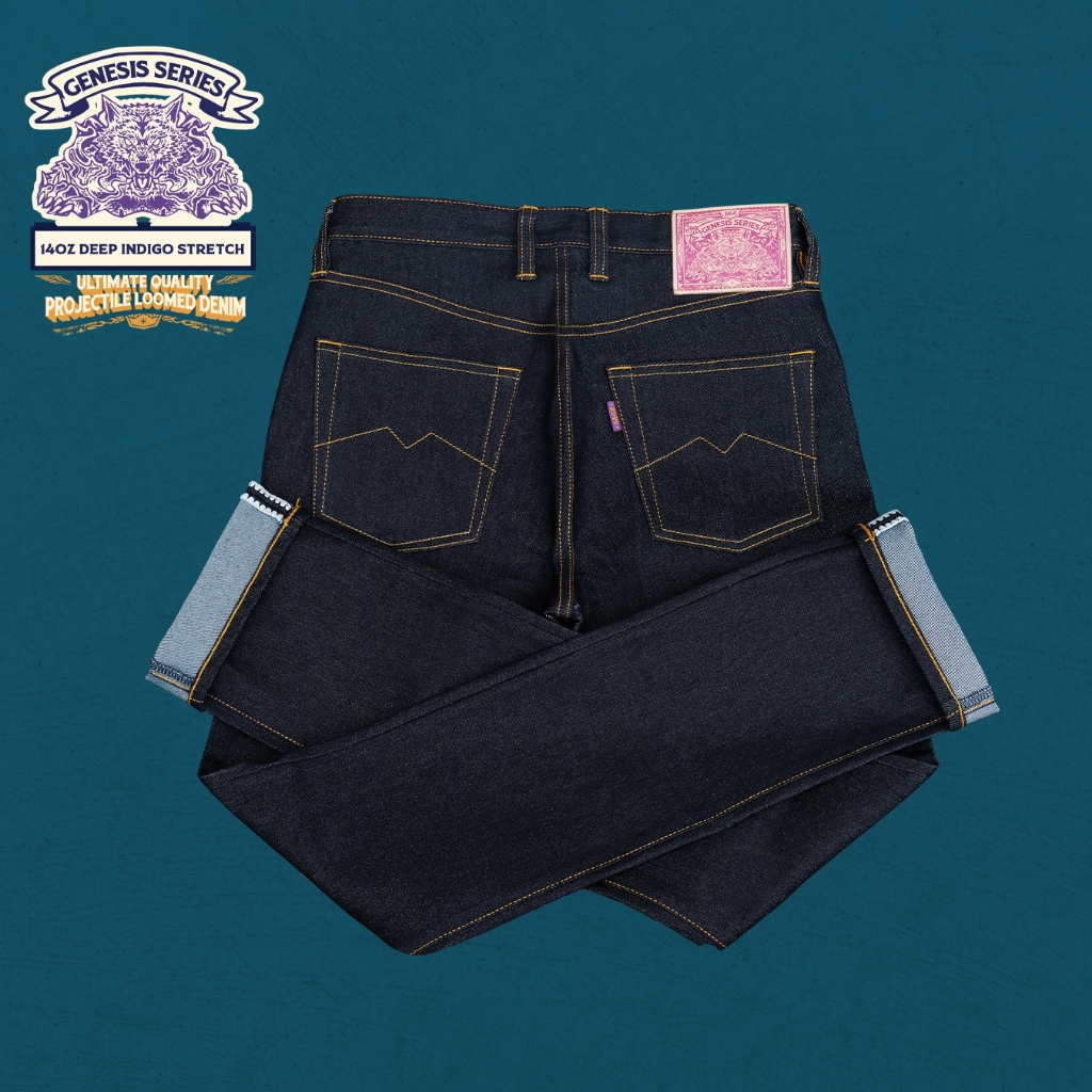 Jual Sage Genesis Series : 14oz Deep Indigo Stretch Ultimate Quality ...