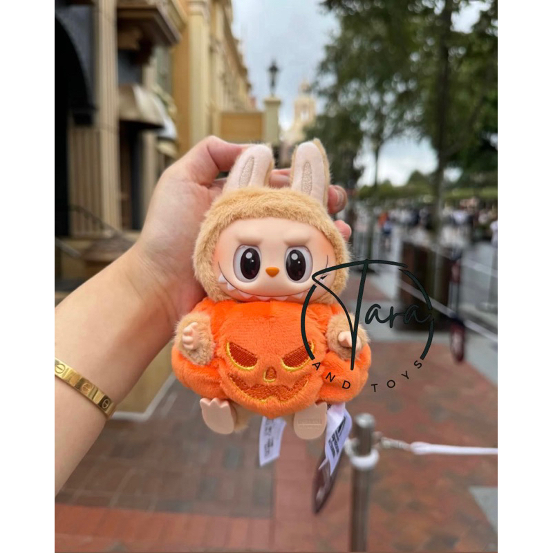 Jual (Ready) PUMPKIN HALLOWEEN LABUBU MACARON HAVE A SEAT POPMART ...