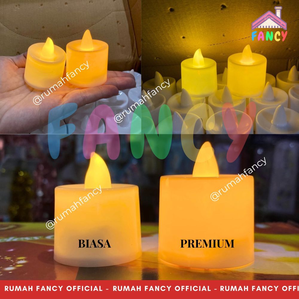 Jual Lilin Lampu LED WARM WHITE / Lilin lampu warm white / Lilin ...