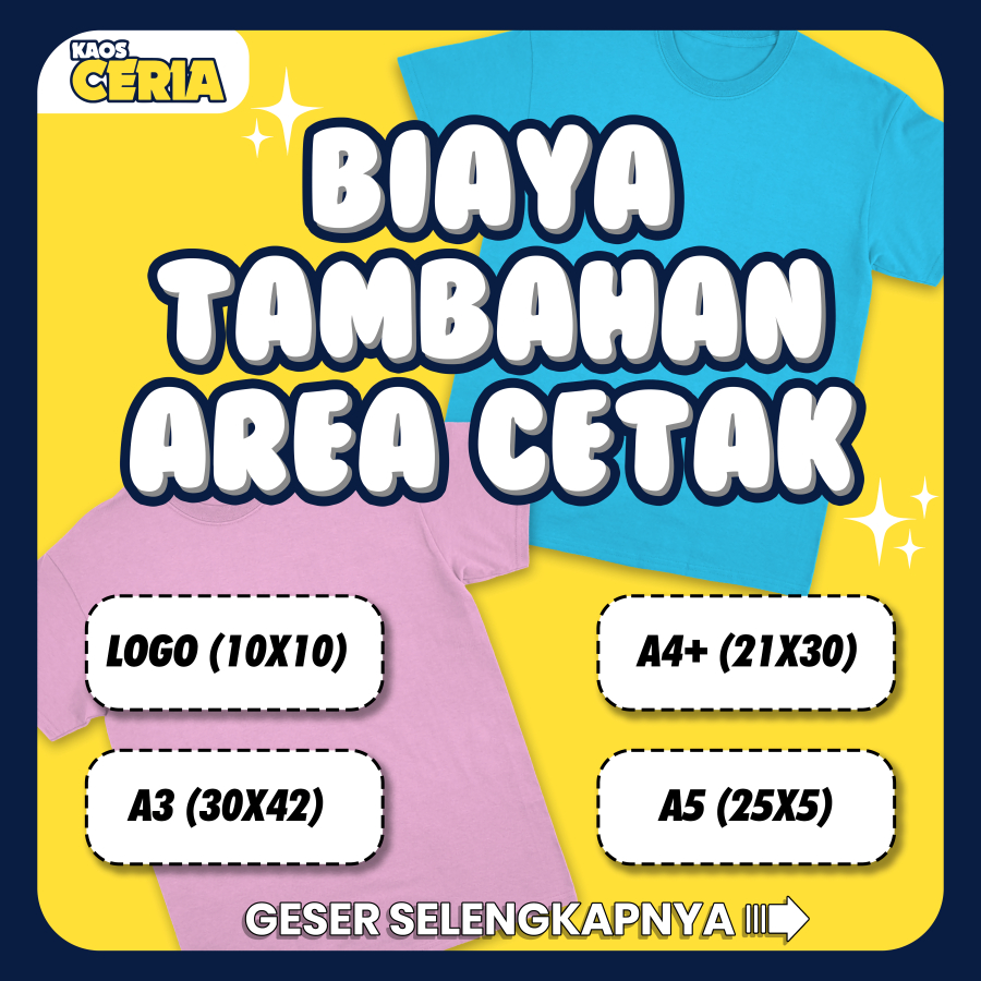 Jual Cetak Sablon Custom di Sisi Lain Kaos – Tambah Desain Unik Sesuai Keinginan! | Shopee Indonesia