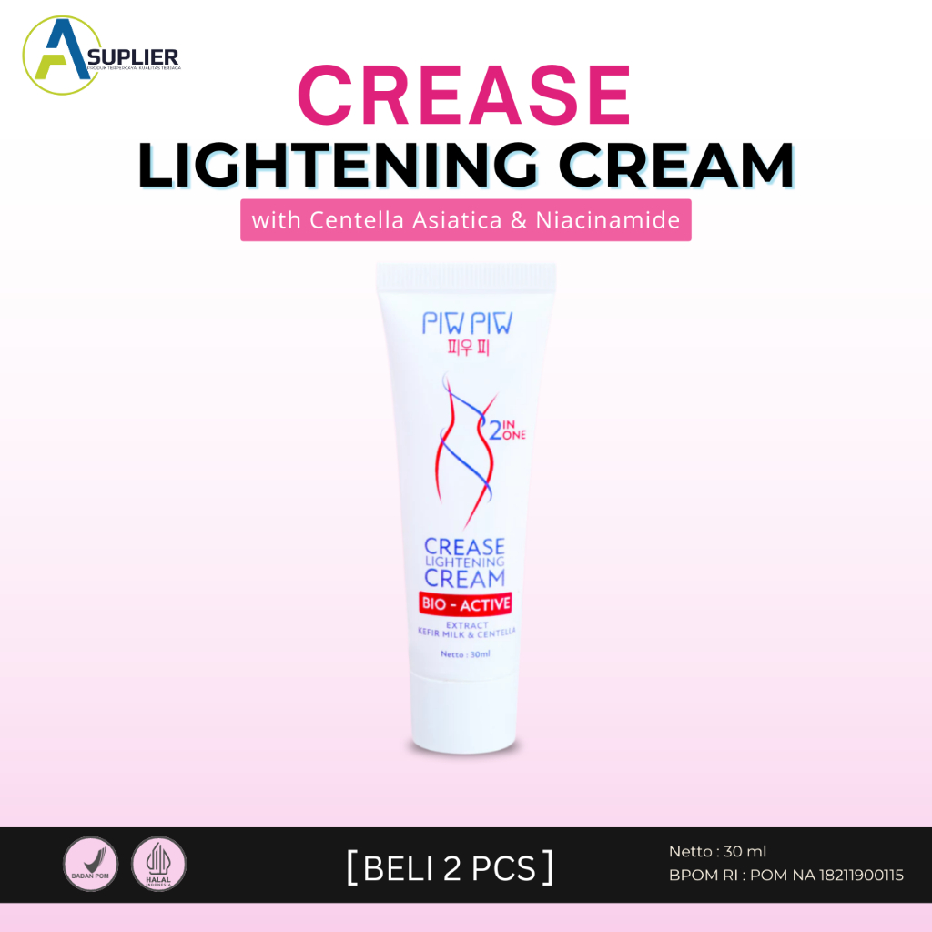 Jual PIW PIW Crease Lightening Cream 10X Lebih Efektif Mencerahkan ...