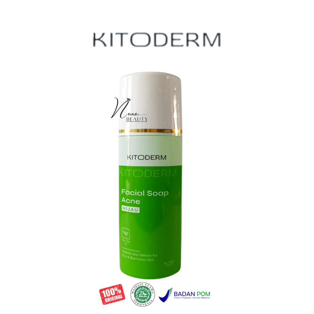 Jual Kitoderm Facial Soap Acne Hijau | Shopee Indonesia