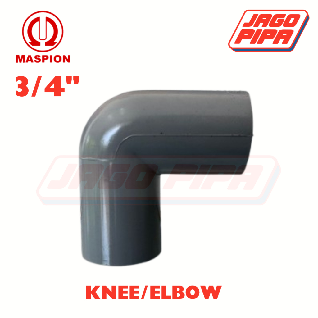 Jual Maspion Elbow 3/4 Inch AW TS Knee Knie Siku 90 L 3/4" Fitting PVC ...