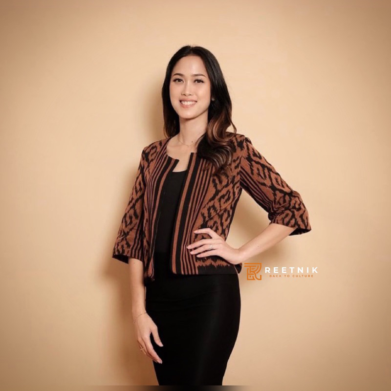 Jual Outer Tenun Toraja Blazer Wanita LAPIS FURING | Shopee Indonesia