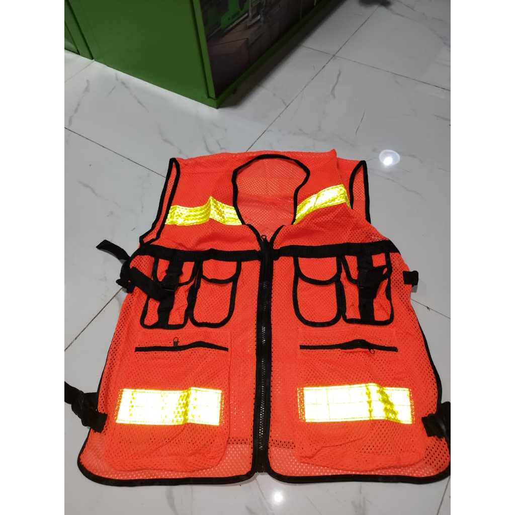 Jual ROMPI JARING 6 KANTONG/ ROMPI PROYEK KANTONG 6 / SAFETY VEST ...