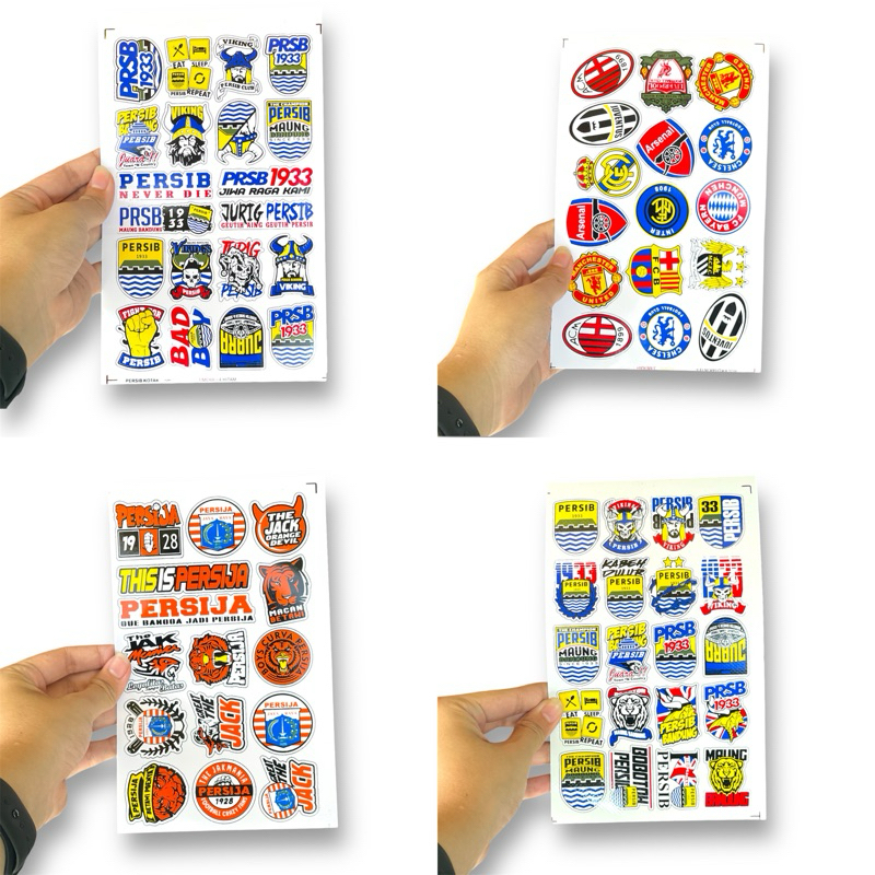 Jual STICKER KOTAK PERSIB, PERSIJA, DAN BOLA LUAR, BRAND MOTOR LOGO ...