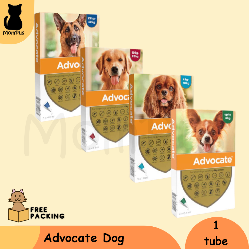 Jual Advocate DOG (1 tube) Obat Kutu ANJING Tetes Anti Flea and Ticks ...