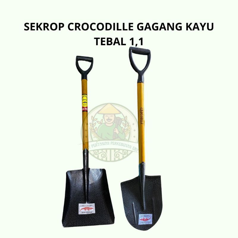 Jual SEKROP/SEKOP CROCODILLE GAGANG KAYU PAPAK TEBAL 1,1 | Shopee Indonesia