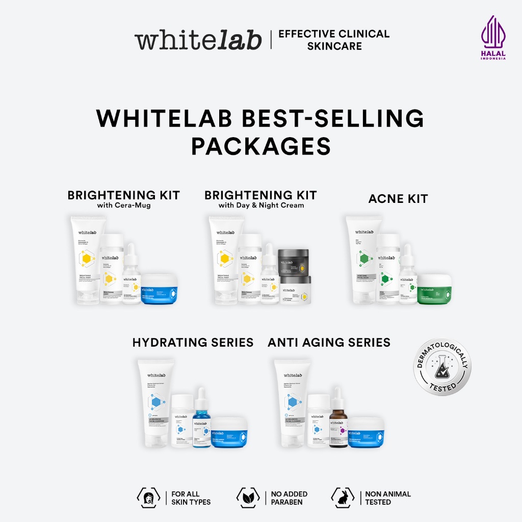 Jual Whitelab Best-Selling Packages - Paket Wajah Brightening, Acne ...