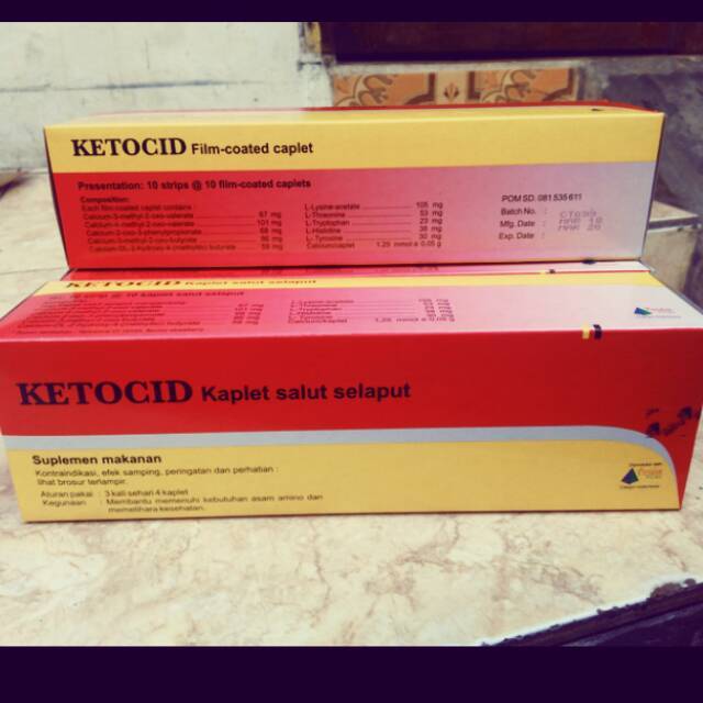 Jual Ketocid vitamin ginjal per strip 10 tablet | Shopee Indonesia