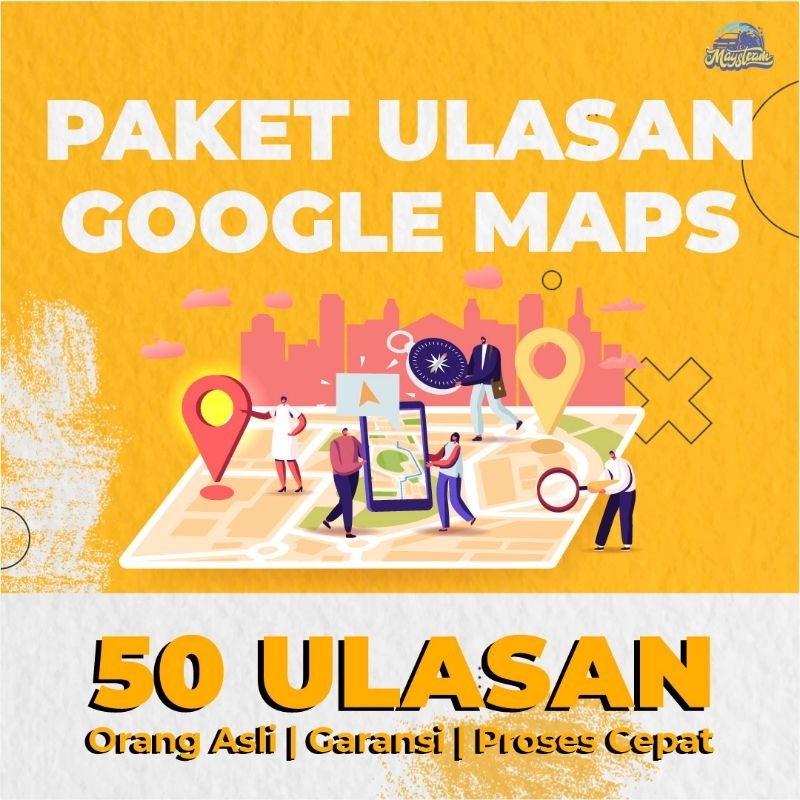 Jual PAKET 50 ULASAN RIVIEW RATING GOOGLE MAPS BISNIS | GMAPS | Shopee Indonesia